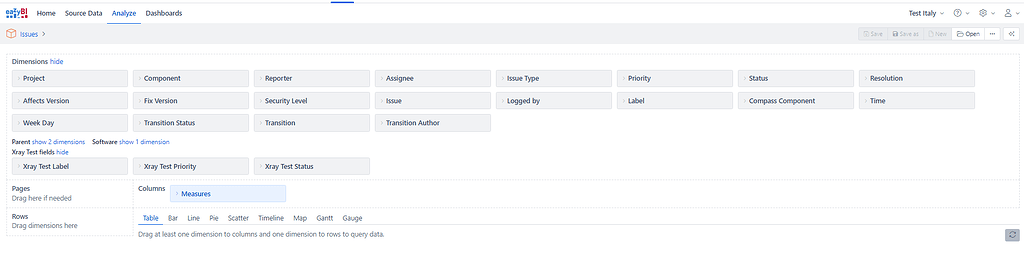 XRAY Dimensions after Import not visible - Questions & Answers - eazyBI Community