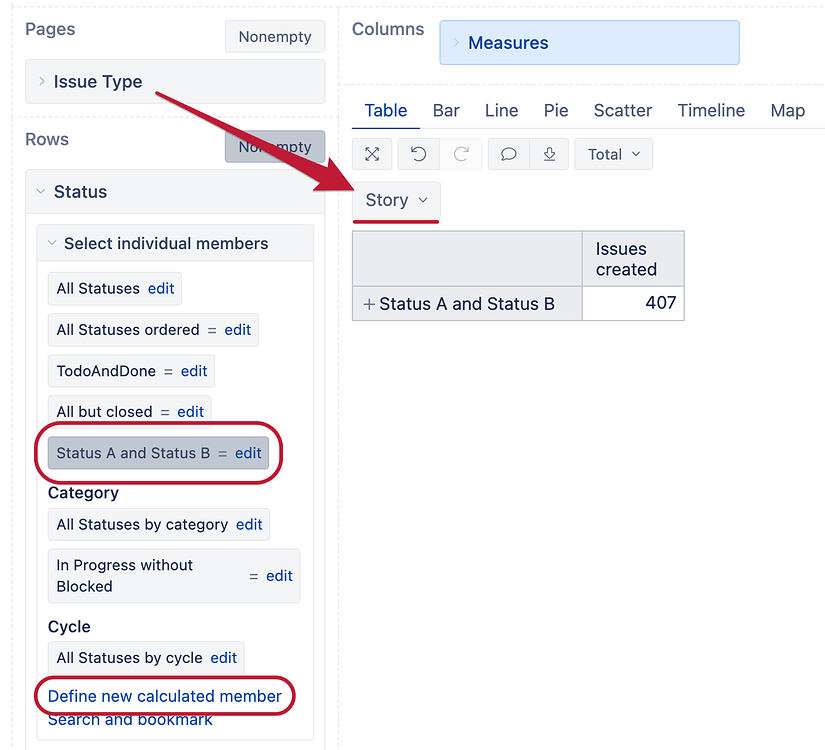 How to use MDX to represent cumulative values - Questions & Answers - eazyBI Community