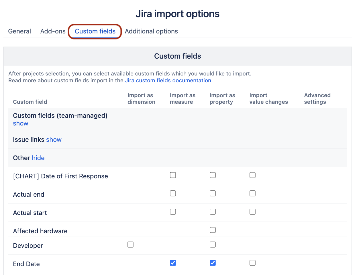 How to create a report with list of all of the issues time between Issue Start Date and Issue ...